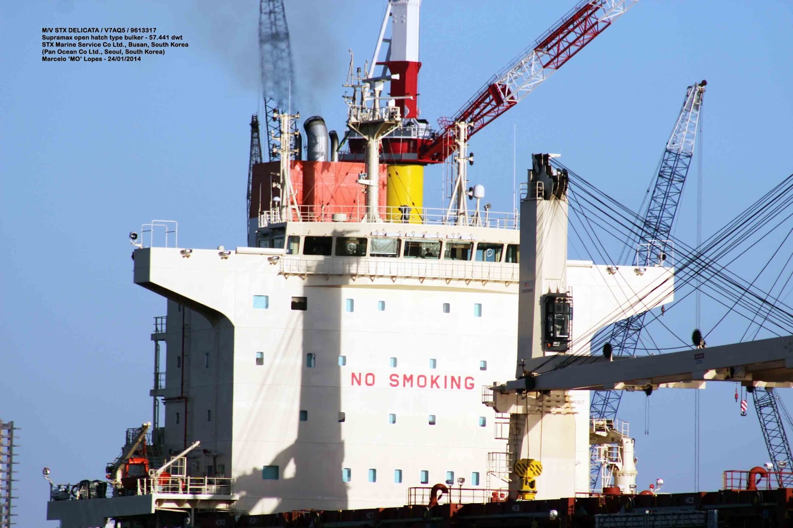 Santos Shiplovers: M/V STX Delicata / V7AQ5 - Pan Ocean Co. Ltd.