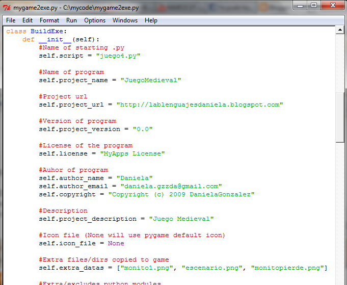 Daniela González - Programación: Cómo hacer un ejecutable de Python