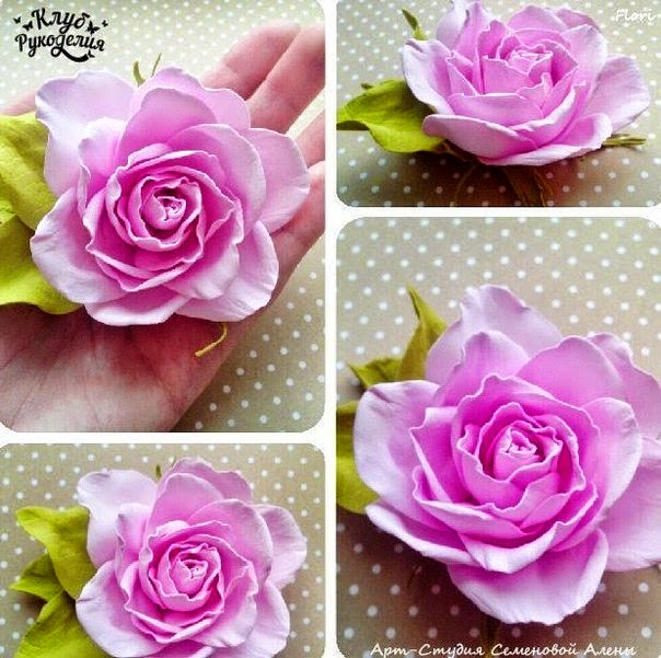 E.V.A. Moldes e Idéias: Rosas em E.V.A