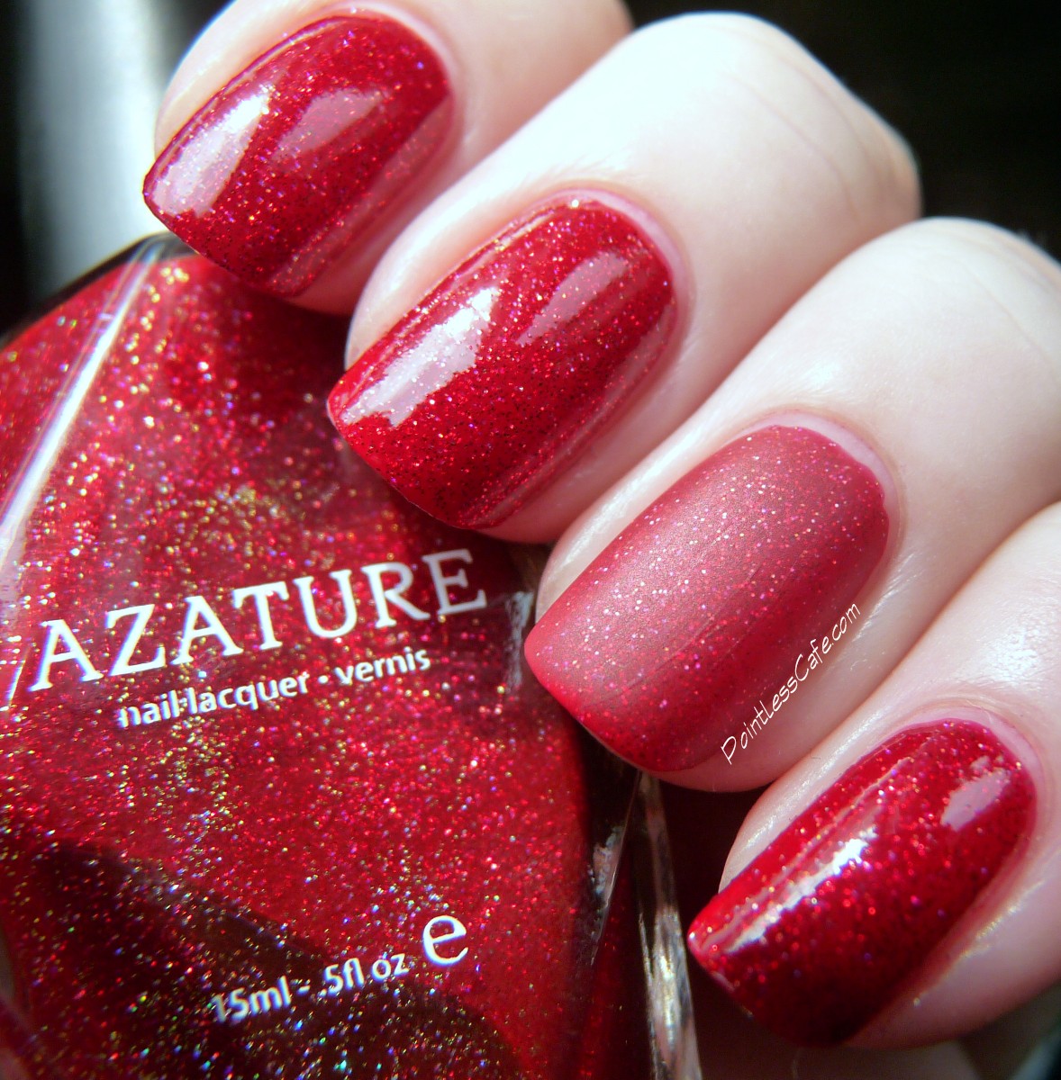 Azature Red - Swatches and Review | Pointless Cafe