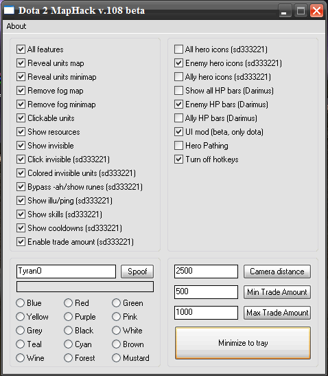 GuAI v.2.8.3 - Dota Last Hit Hack: Dota 2 MapHack + LevelHack