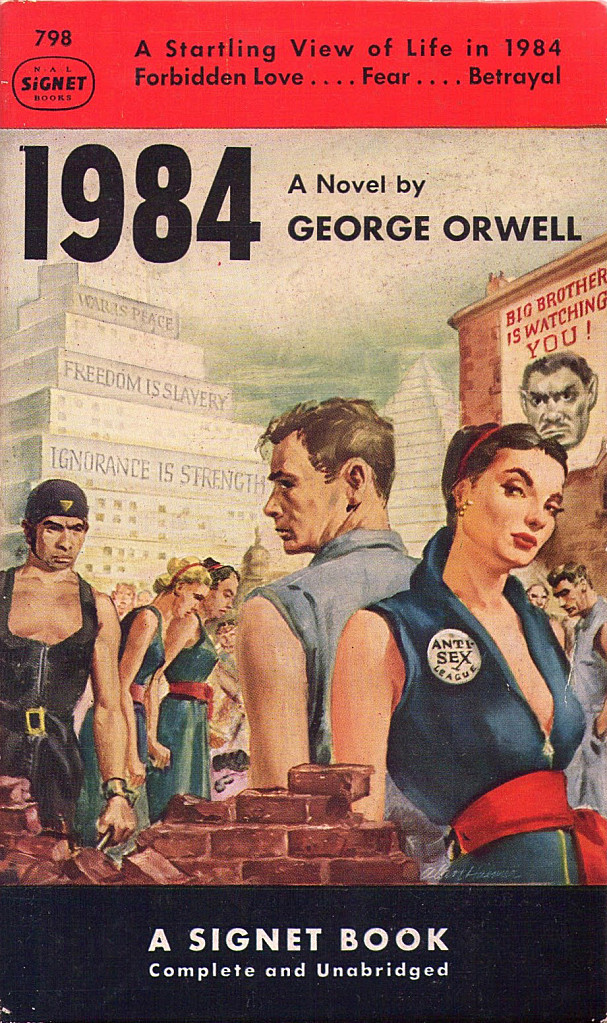 Preparing your oral exam - discussing the 4 notions: 1984 - book covers ...