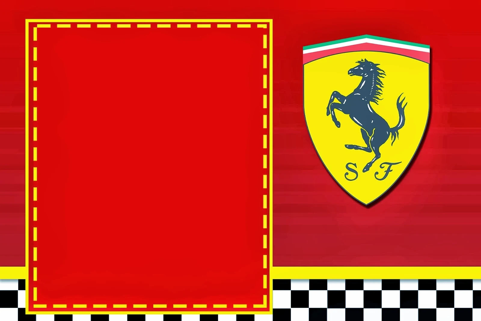 Ferrari: Free Printable Cards or Invitations. - Oh My Fiesta! in english