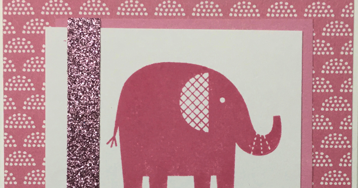 Sheila's Stamping Stuff: A Pink Elephant