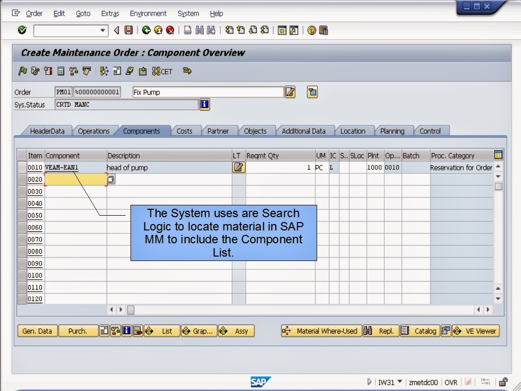 青蛙SAP分享 Froggy's SAP sharing: SAP PM Visual Enterprise Spare Parts List