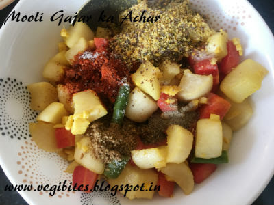 Mooli Gajar ka Achar | Vegetarian bites to tickle your senses