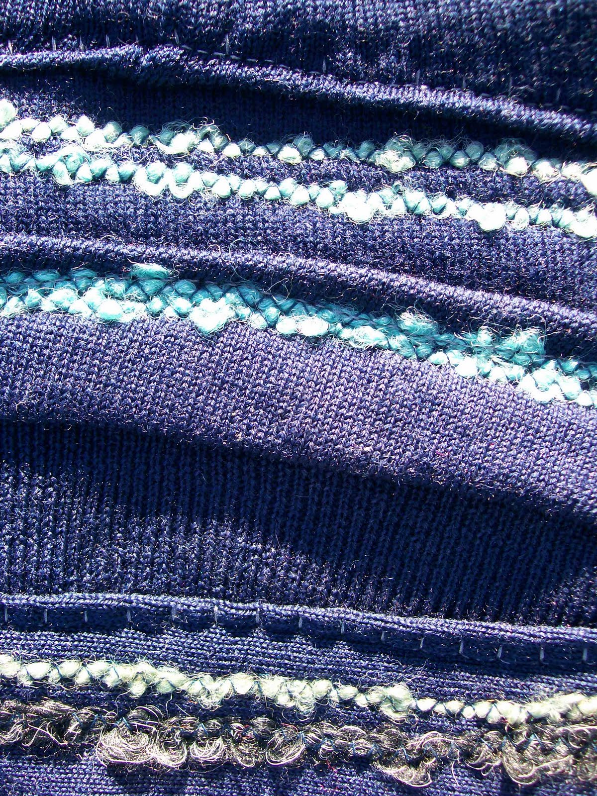 Fibre Arts Guides: Using vintage knit fabrics...