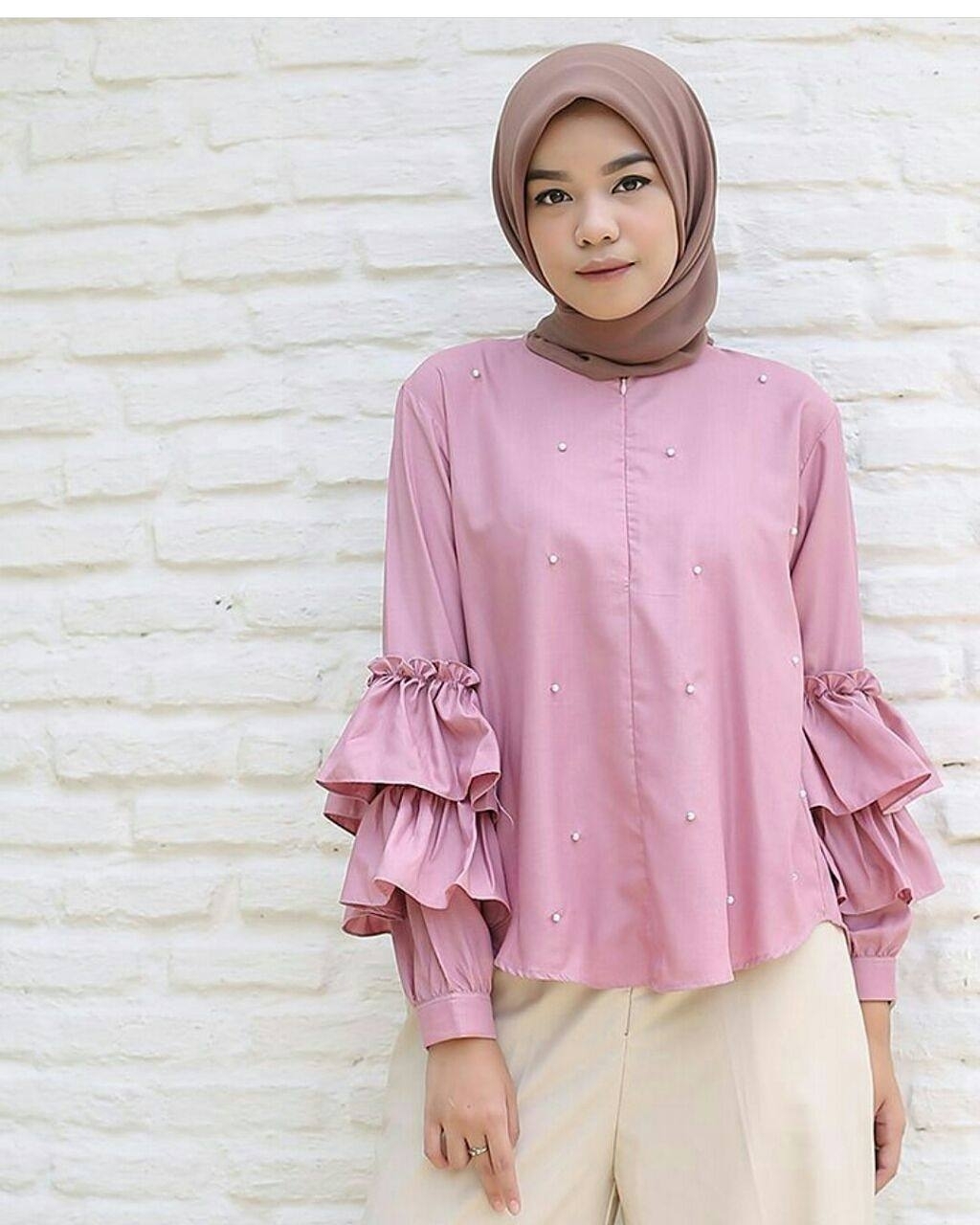 27 Koleksi Model Baju Cardigan Batik Lengan Panjang / Pendek Wanita ...