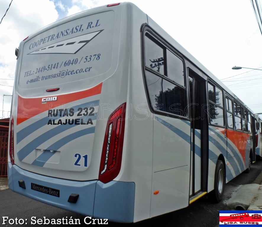 Liga Buses CR: CAIO Apache VIP IV Coopetransasi R.L.