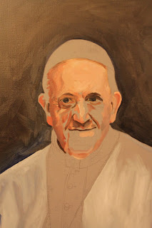 Is It time to Color? Painting Parents: Pope Francis Portrait