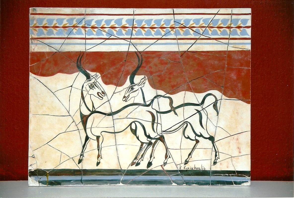 Μινωικές τοιχογραφίες ~ ΚΡΗΤΙΚΟΣ