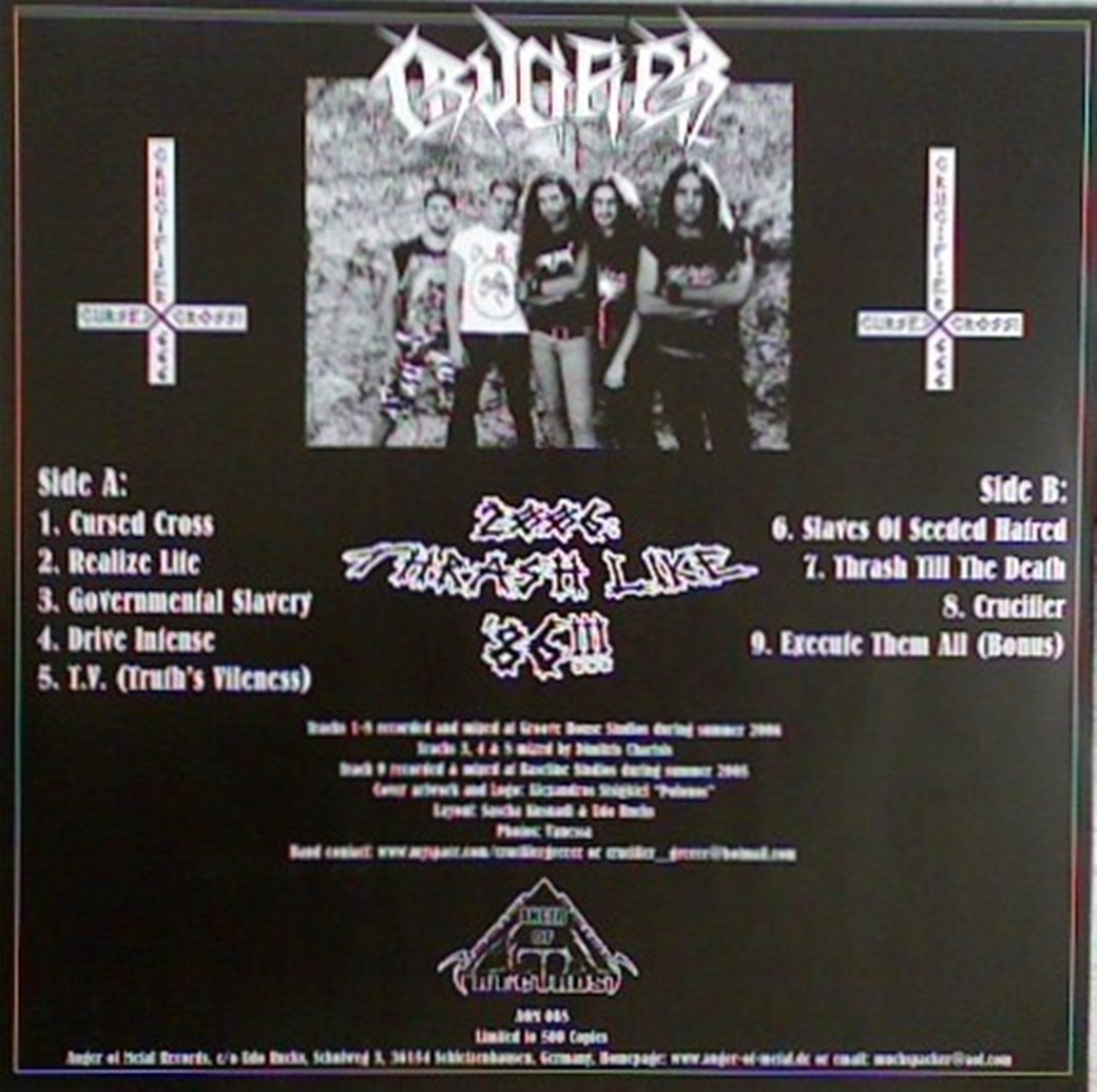 PORRADA! GRIND NOISE: CRUCIFIER - CURSDE CROSS