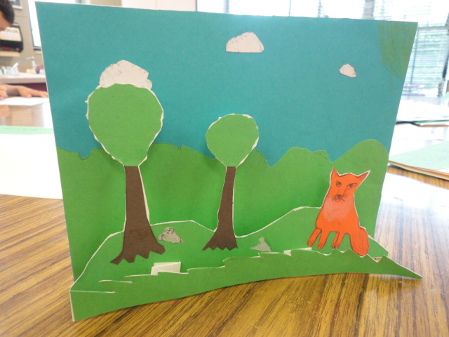 Thomas Elementary Art: 3rd Grade 3D Paper Landscapes