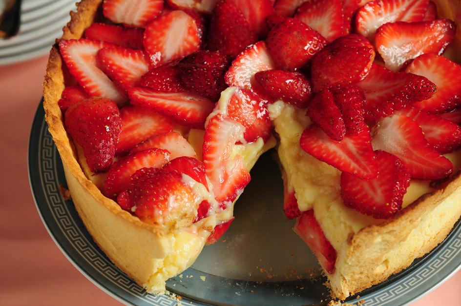 Cocina salvadoreña: Pastel de fresa Receta