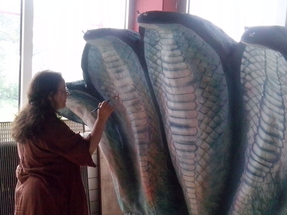 Shree Peetha Nilaya: How we made the Adishesha for Gurupurnima