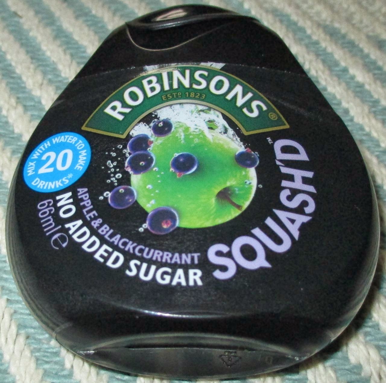 FOODSTUFF FINDS: Robinsons Squash’d (Apple & Blackcurrant) [By @Cinabar]