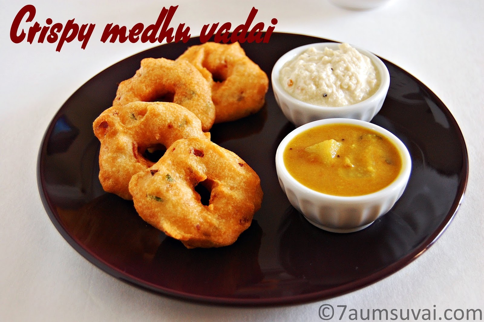 Crispy ulunthu vadai using double frying method / Crispy medhu vadai ...