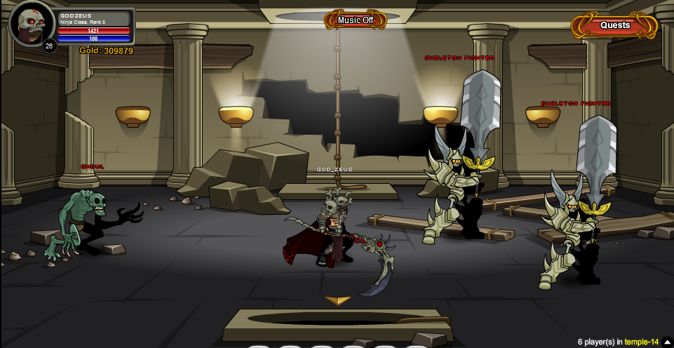 AQW News Brasil: Tutorial: Temple of DoomWood