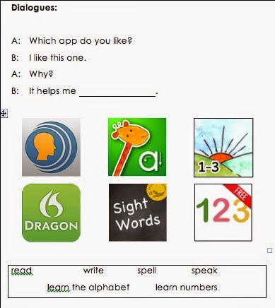 The Joy of ESL Blog: Free Language Activities for iPad Lesson