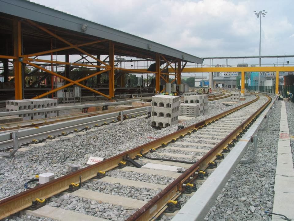 Downtown Line Construction: Gali Batu depot update