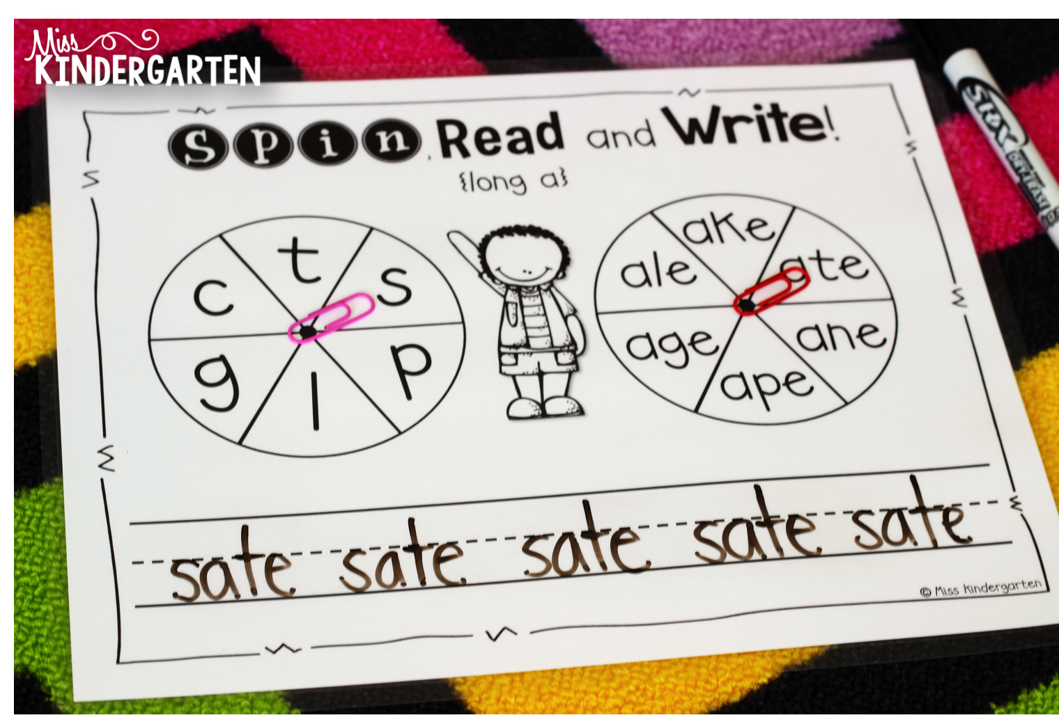 Super CVCe Practice {that tricky magic e!} - Miss Kindergarten