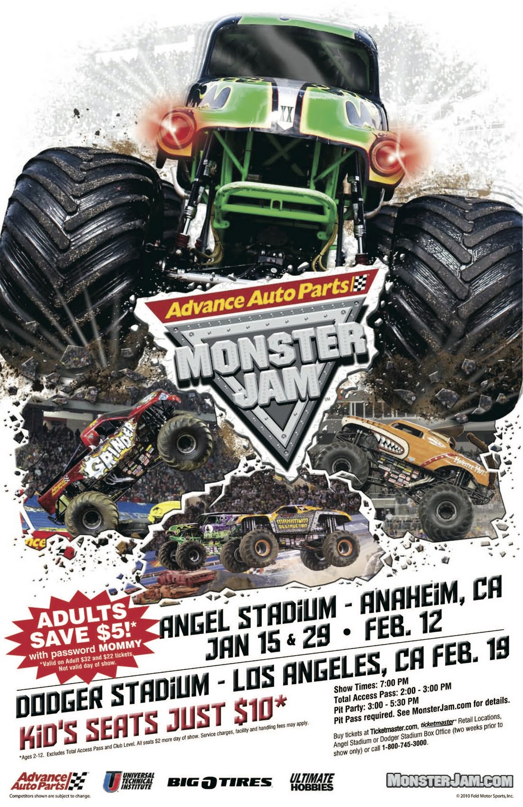 Products that rock!!!!!: Missed the Action in Anaheim for Monster jam?