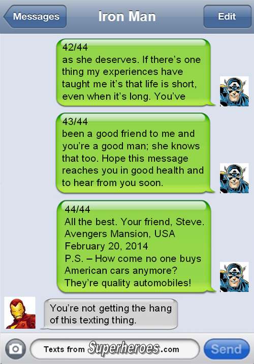 Blah Blah Blah Yackity Smackity: Captain America Doesn't Understand ...