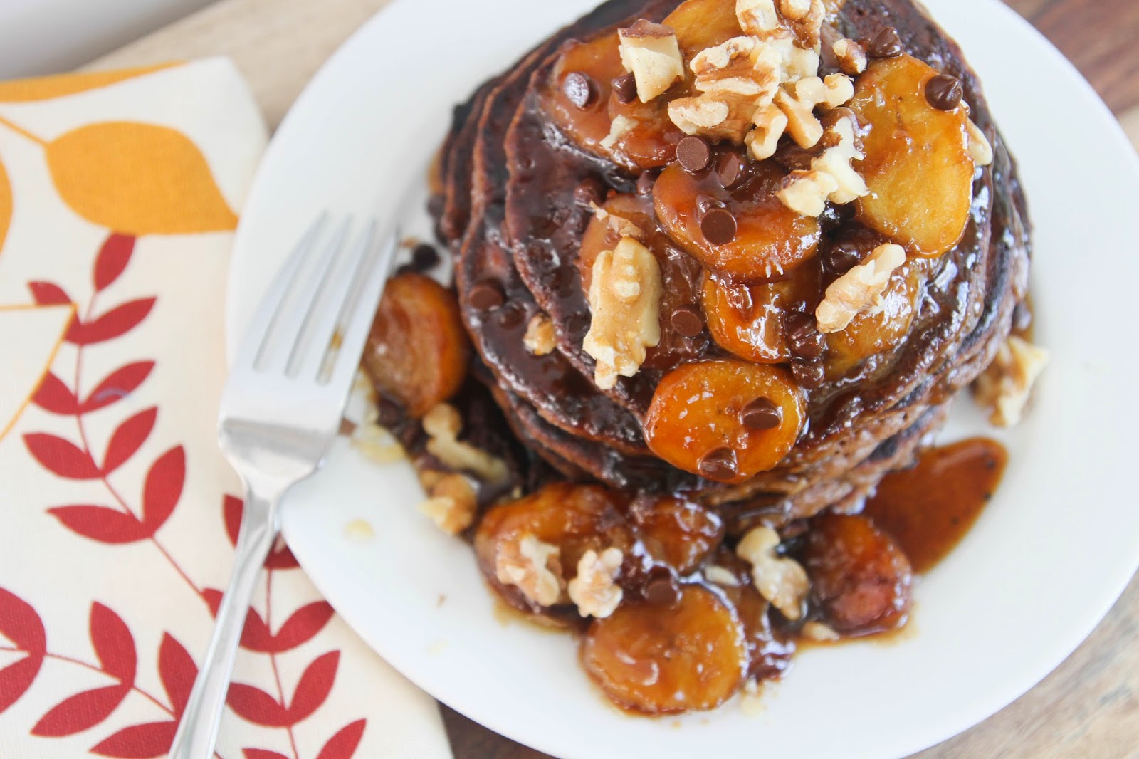 Chunky Monkey Pancakes ~ denimelon eats