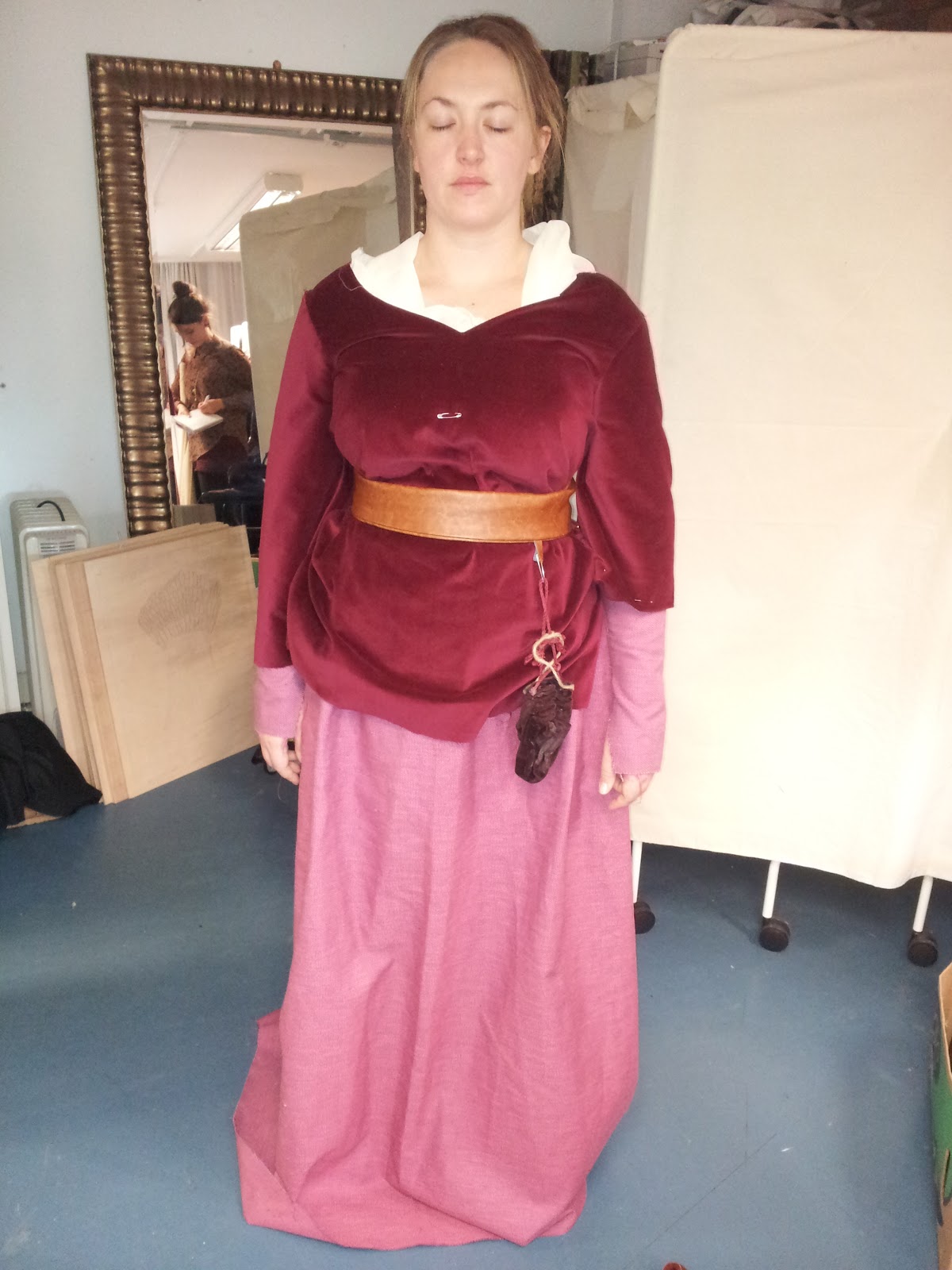 The diary of a costume girl: Second fitting ..... bit of a tug and measure