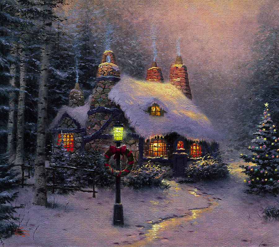 Selección de Paisajes variados de Thomas Kinkade