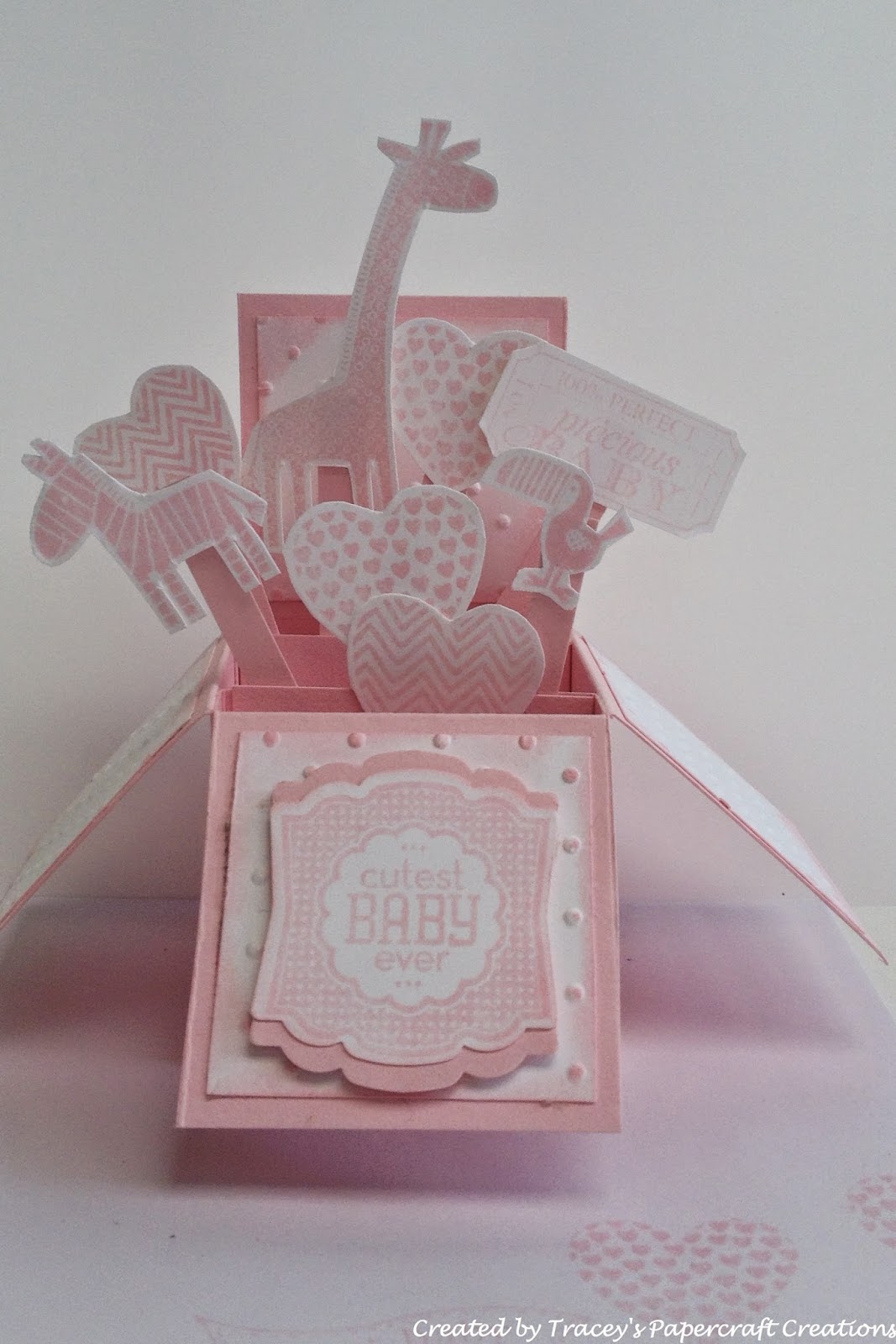 Tracey's Papercraft Creations: Baby Cards - Cards in a Box