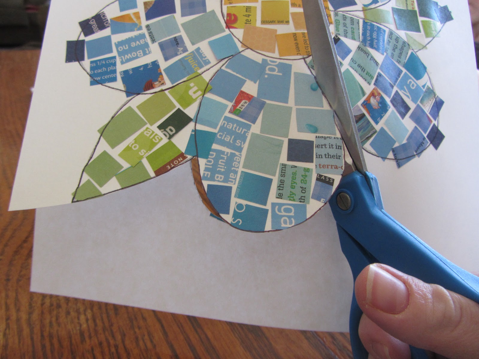 The Unlikely Homeschool: Greece Unit: Magazine Clipping Mosaics