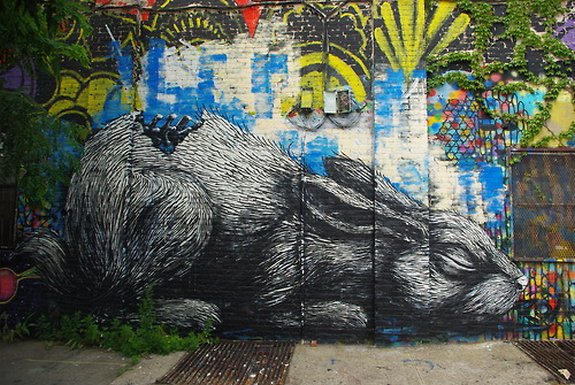 Ijonk Art: graffiti animals