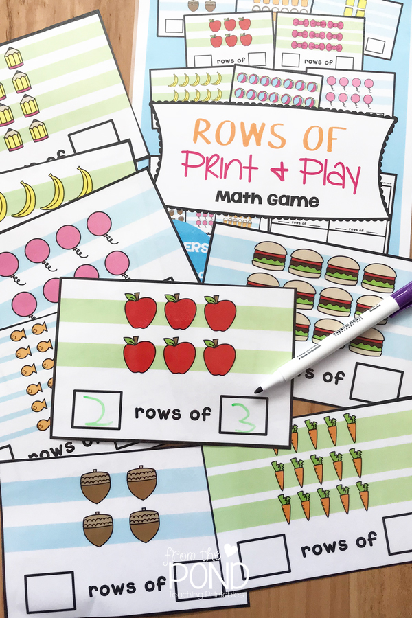 Math Activities for Equal Groups | From the Pond