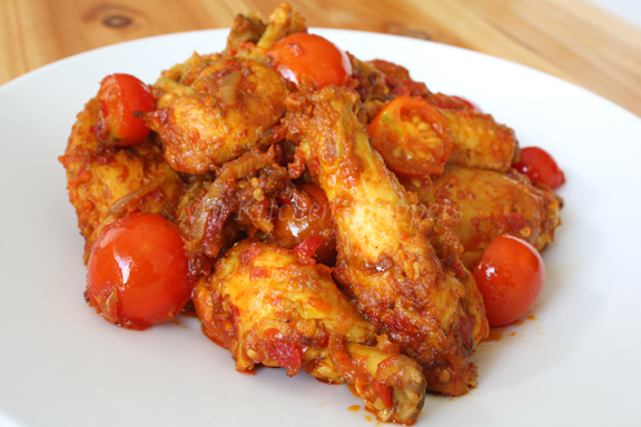 My Kitchen Snippets: Sambal Chicken