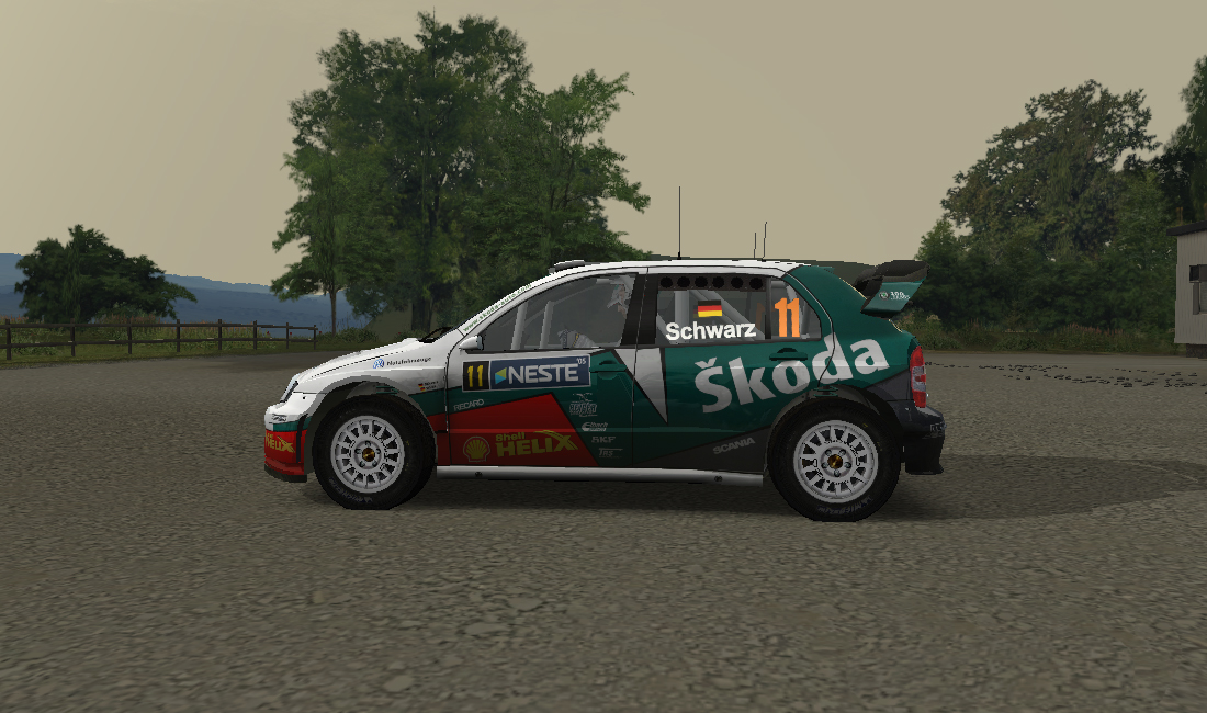 Skoda Fabia WRC 2005 | RBR skins