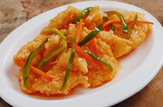 Fish fillet sweet & sour - Gloria Maris-Wilson