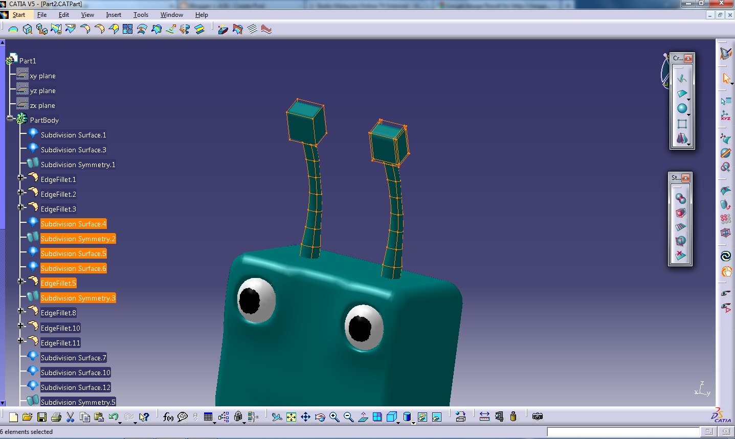 mrdesign: :: CATIA : Imagine & Shape ( AduDu BoboiBoy ) ::