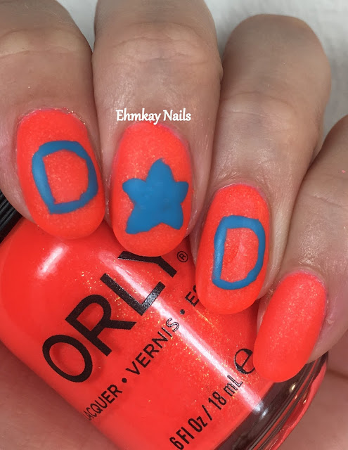 ehmkay nails: Father's Day Nail Art