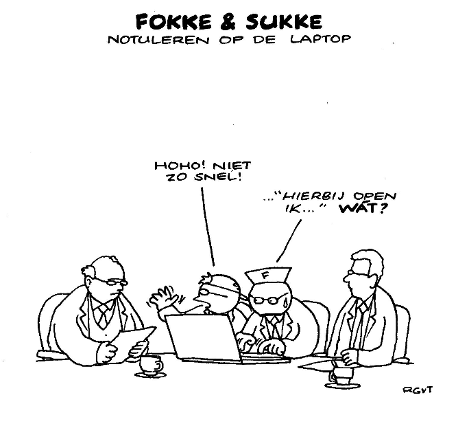 Onderwijs en zo voort ........: 4372. Notuleren : Tips voor de eerste keer