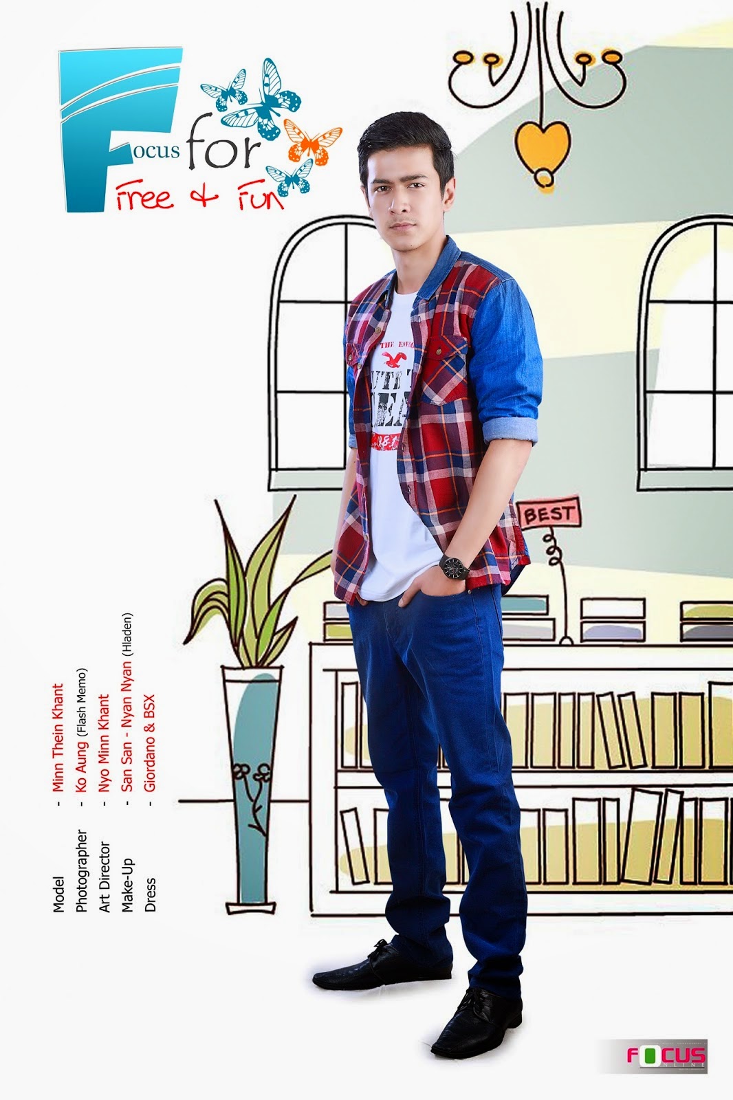 M y a n m a r H u n k s: Min Thein Khant, Si Thu Win, Aung Lay @ Focus