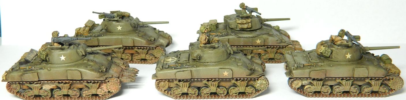 MacPhee's Miniature Men: 15mm M4A1 Sherman Tanks