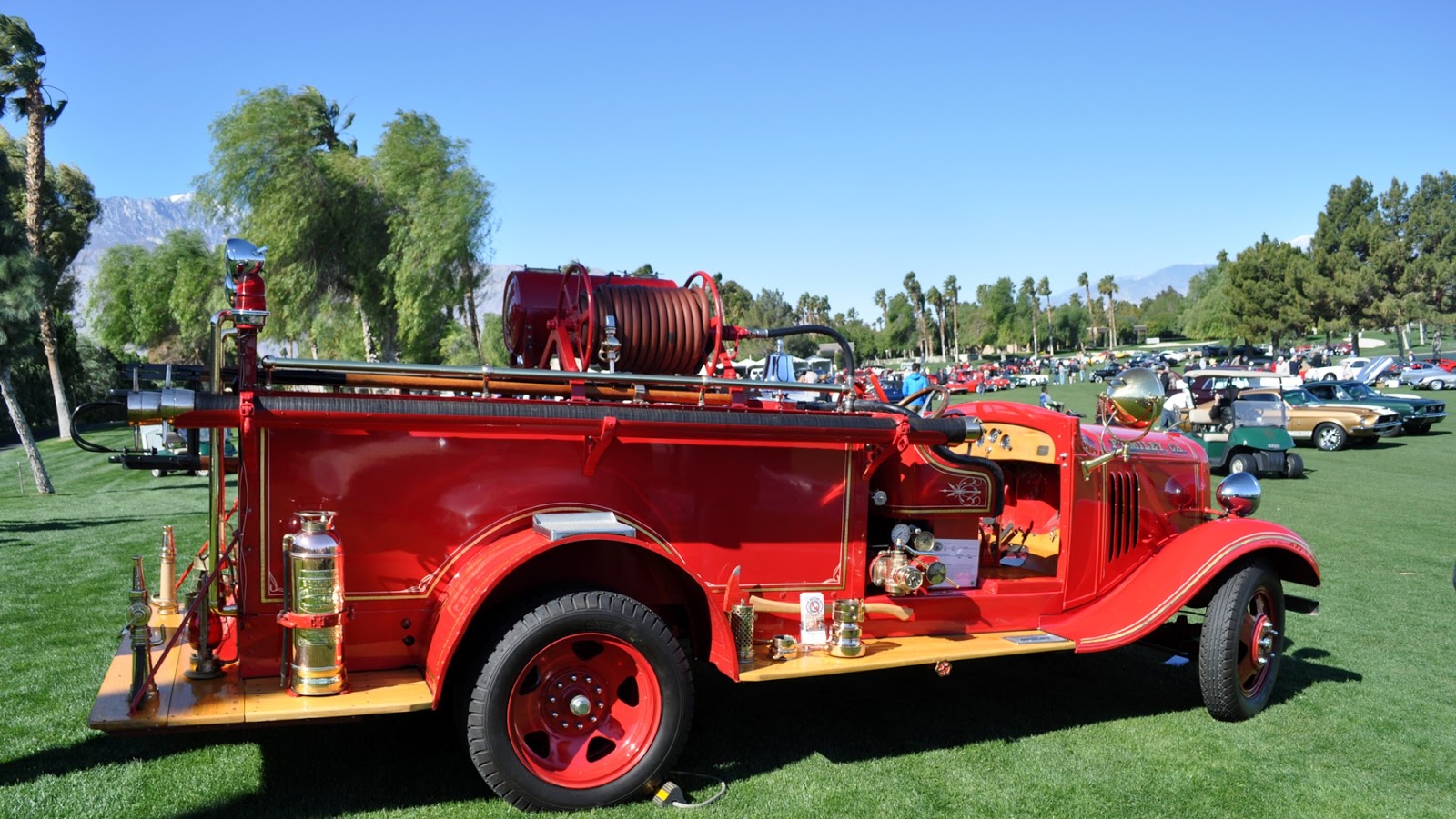 Just A Car Guy: 1934 Chevy chassis Howe fire engine, built for and ...
