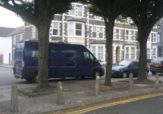 Beautiful Big Blue Van