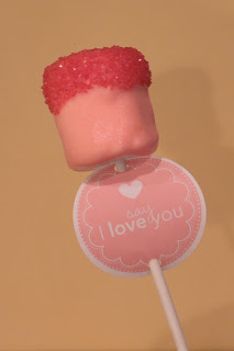 Between U & Me: Valentine's Cake Pop Tag/Cupcake Topper Printable