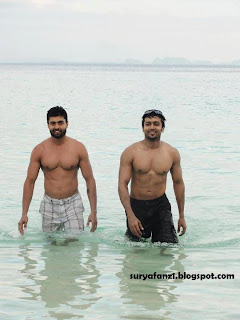 Surya's new Six pack Pic | Surya
