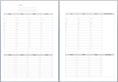 Philofaxy: A5 Undated Diary Layouts