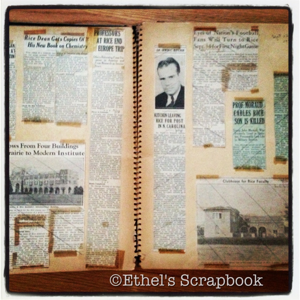 Ethel's Scrapbook: The Scrapbook