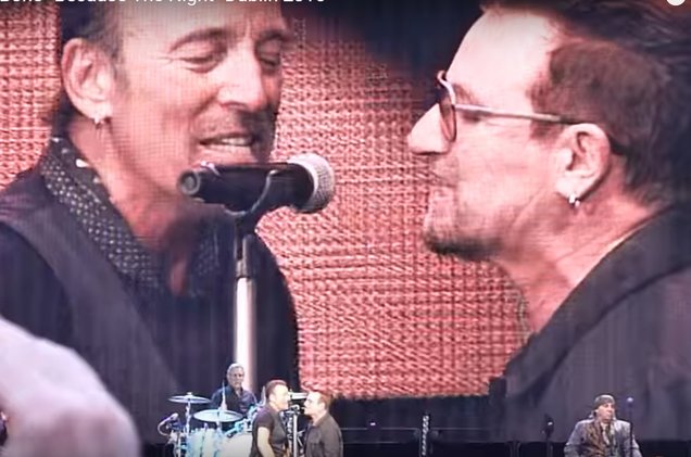 U2 Sombras e Árvores Altas - Blog: Bono sobe ao palco em show de Bruce ...