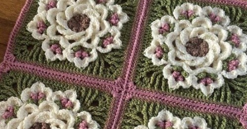 Beautiful Skills - Crochet Knitting Quilting : Tropical Delight Square ...